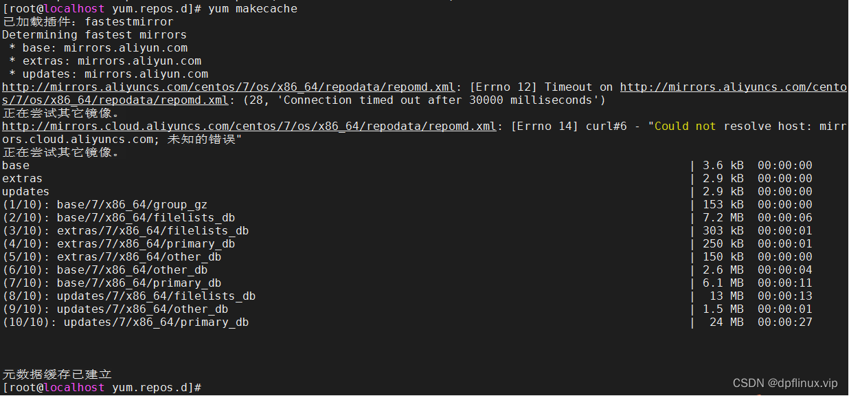 Centos7.6配置阿里云镜像源_centos阿里云镜像-CSDN博客