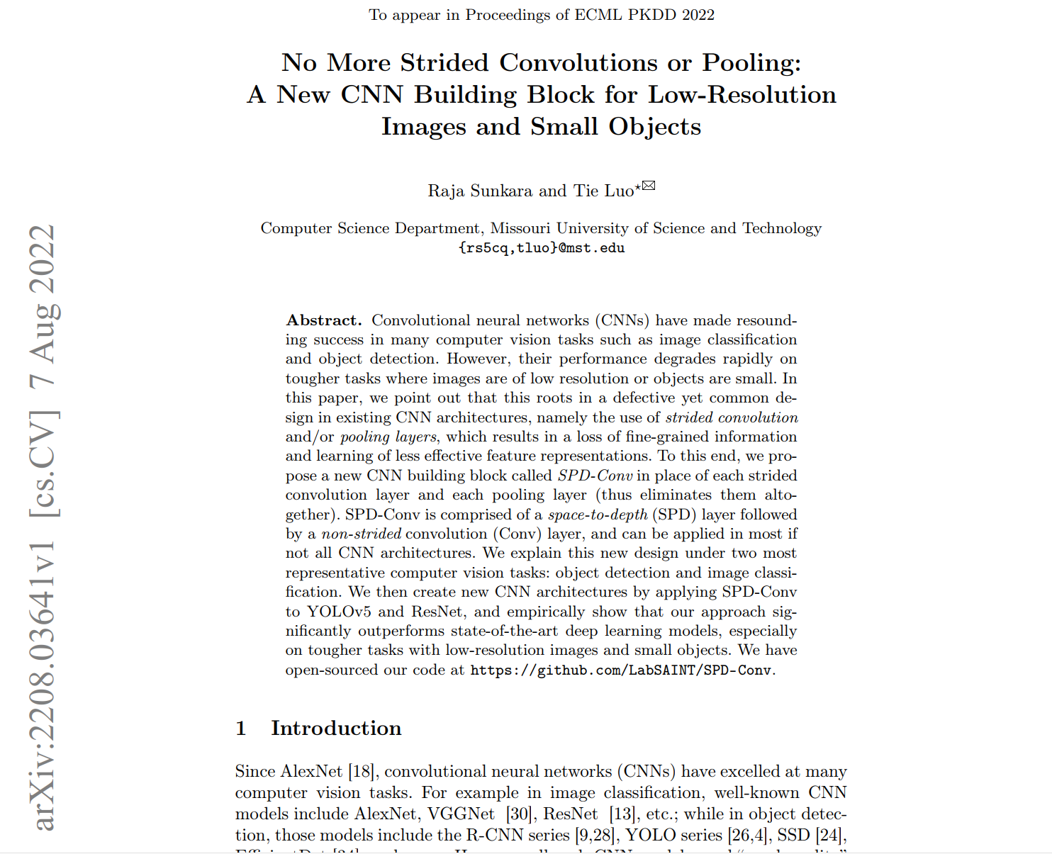 论文解读：A New CNN Building Block for Low-ResolutionImages and Small ...