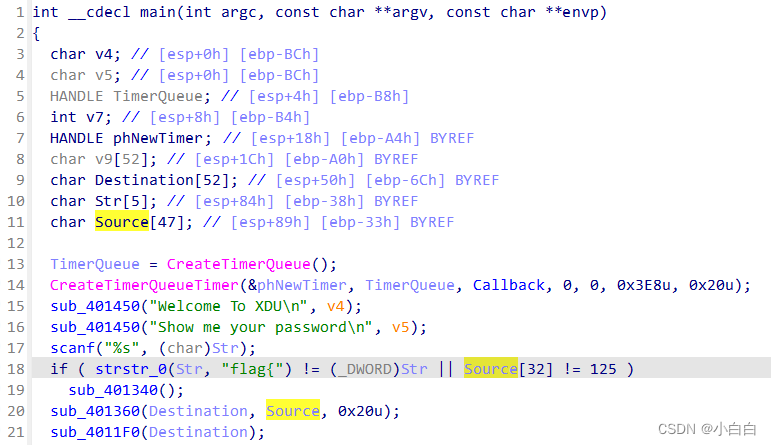 《算法还原 Ctf》逆向exe程序 Ida Pro 反汇编分析伪c代码 Python算法复现ctf Exe逆向 Csdn博客 