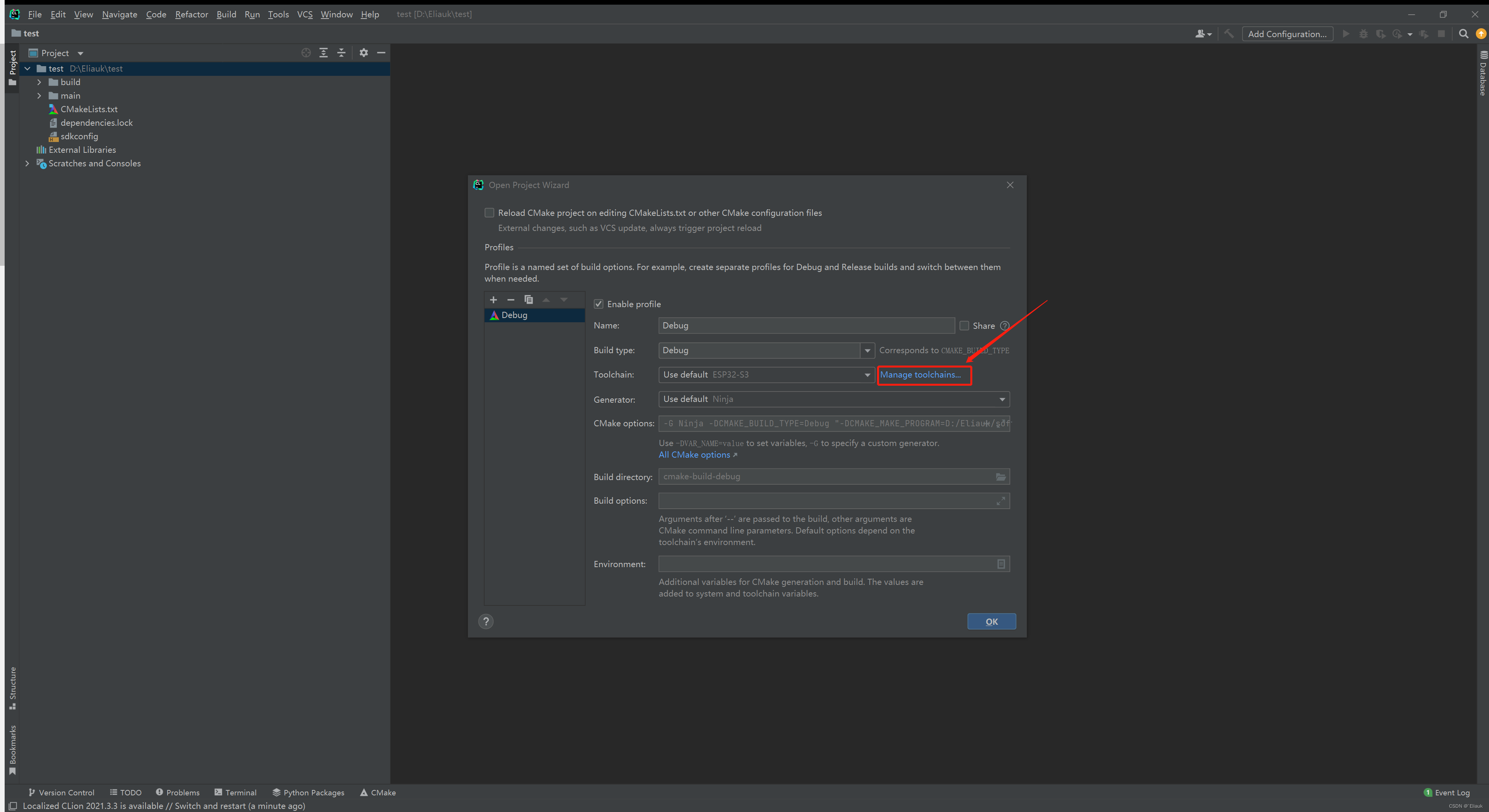 【ESP32 开发】| Clion 搭建 ESP32 开发环境_esp32 clion-CSDN博客