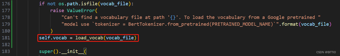Debug：AttributeError: ‘BertTokenizer‘ object has no attribute ‘vocab‘_attributeerror ...