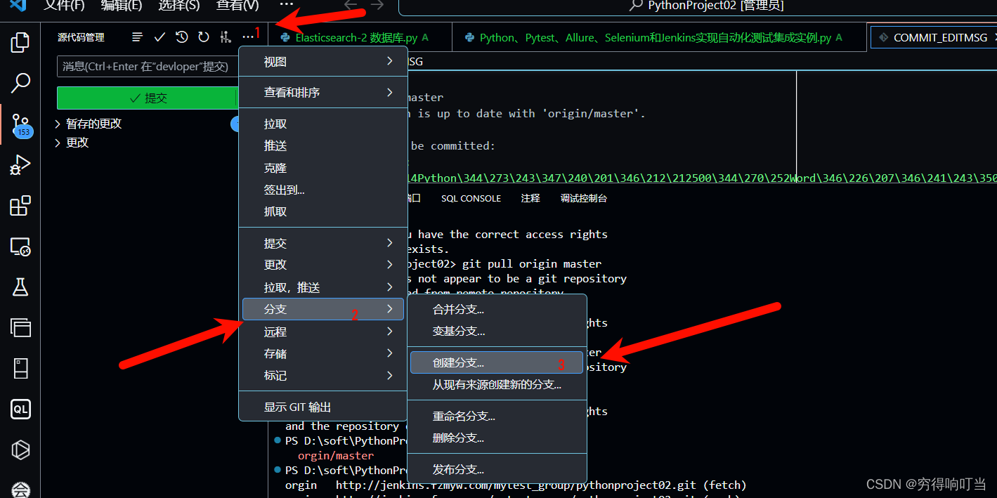 Python代码上传项目到gitlab_vscode中上传项目到gitlab-CSDN博客