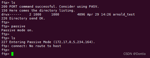 FileZilla读取目录列表失败（vsftpd被动模式passive mode部署不正确）-CSDN博客