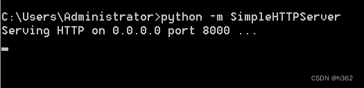 Python如何快速开启服务器 Python2启动网络服务 Csdn博客