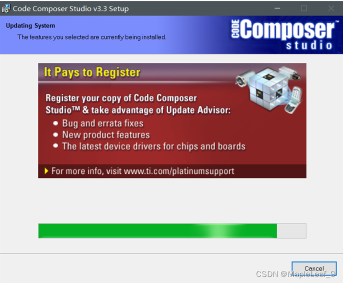 CCS v3.3在win10电脑上的详细安装步骤_ccs3.3安装教程win10-CSDN博客