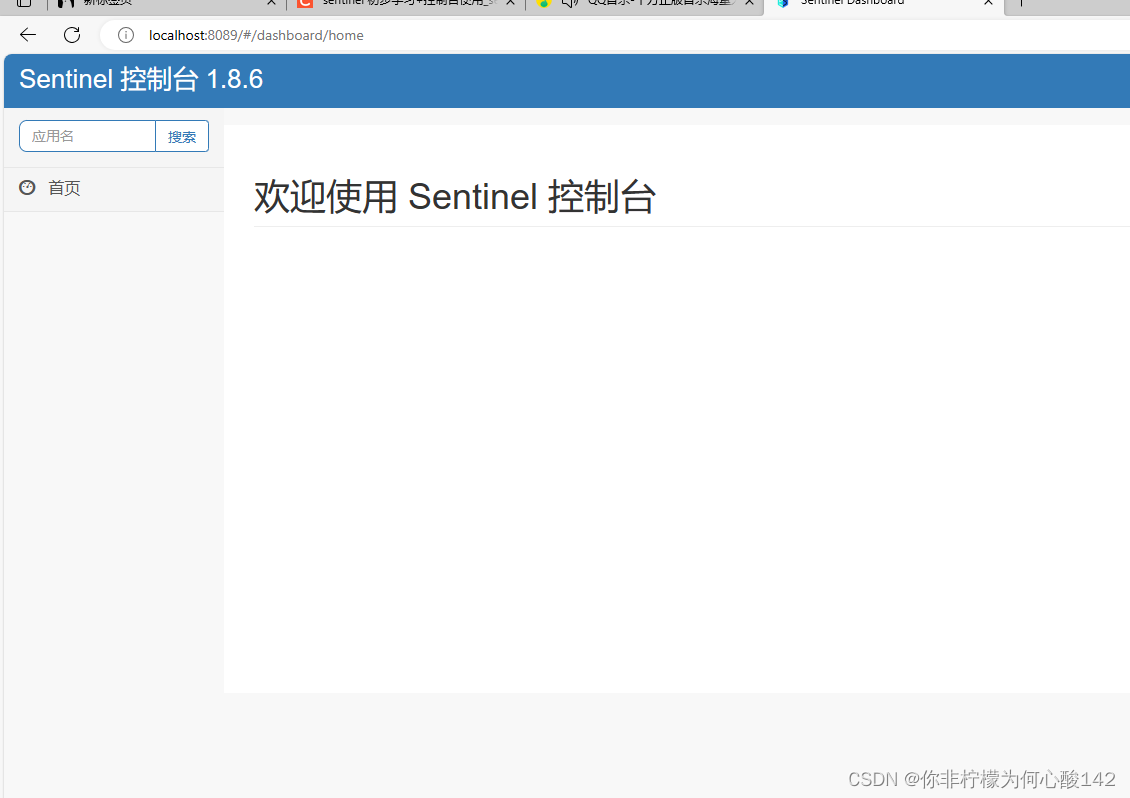 sentinel的启动与运行_sentinel-dashboard-1.8.6.jar-CSDN博客