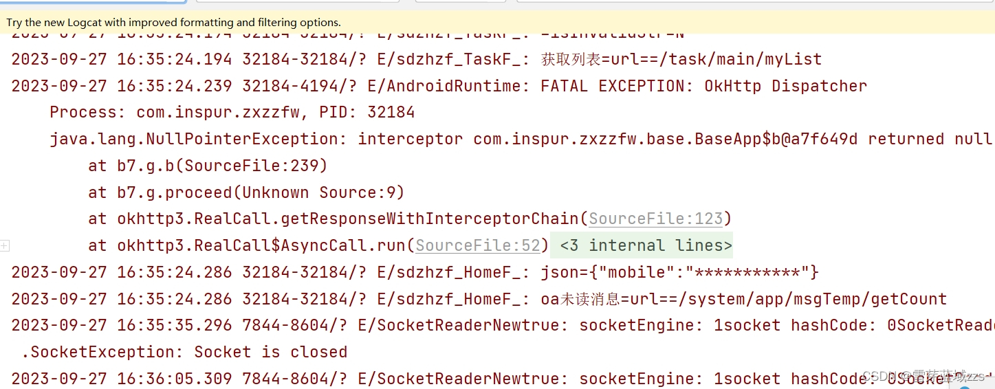 FATAL EXCEPTION: OkHttp Dispatcher_fatal exception: defaultdispatcher-worker-2 proces-CSDN博客