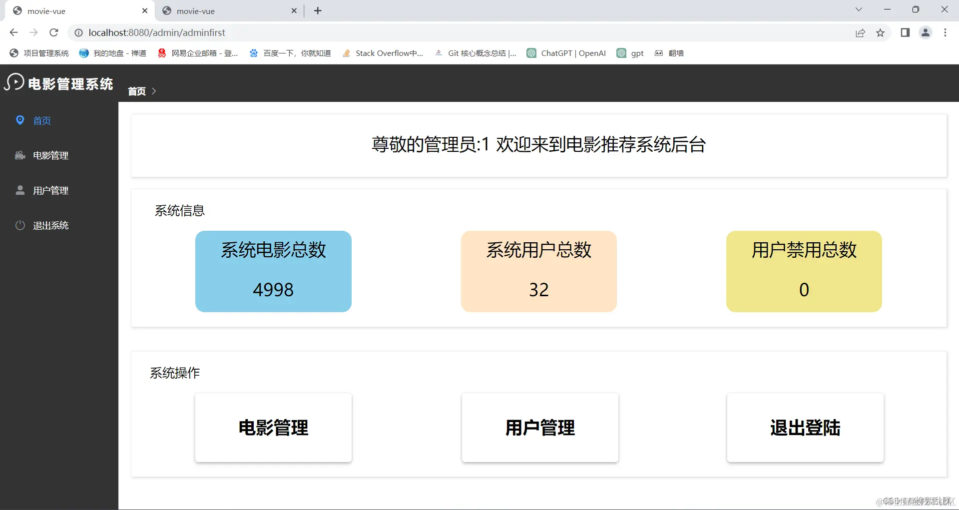 Java毕设——电影推荐系统（协同过滤springbootvue）java推荐系统 Csdn博客