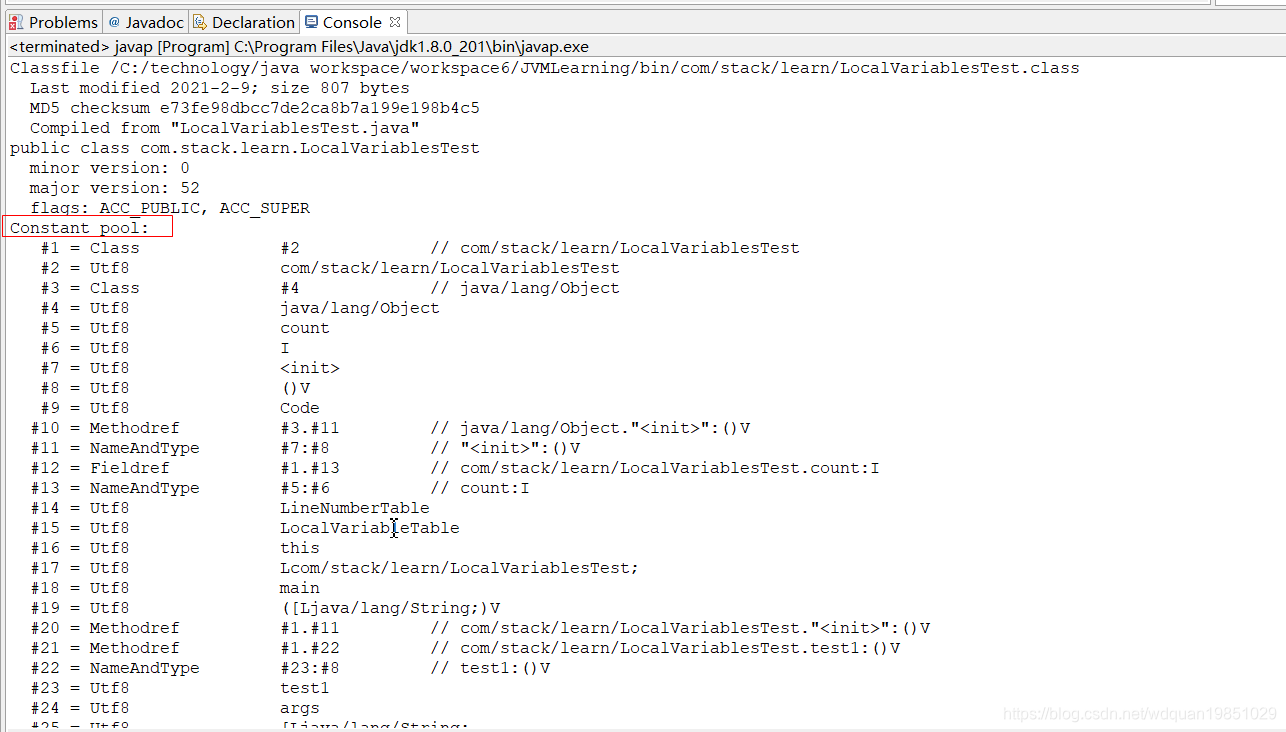 Eclipse中配置使用javap 反编译工具_eclipse jdk1.8反编译-CSDN博客