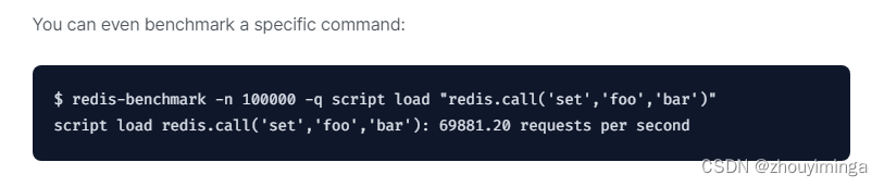 redis使用redis-benchmark查看lua脚本的性能-CSDN博客