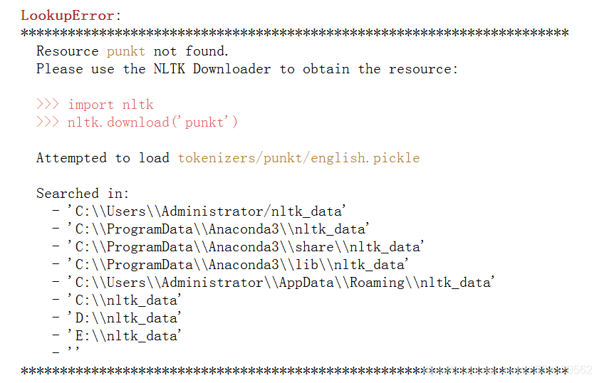 Python anaconda nltk_data安装步骤_nltk.data.find-CSDN博客