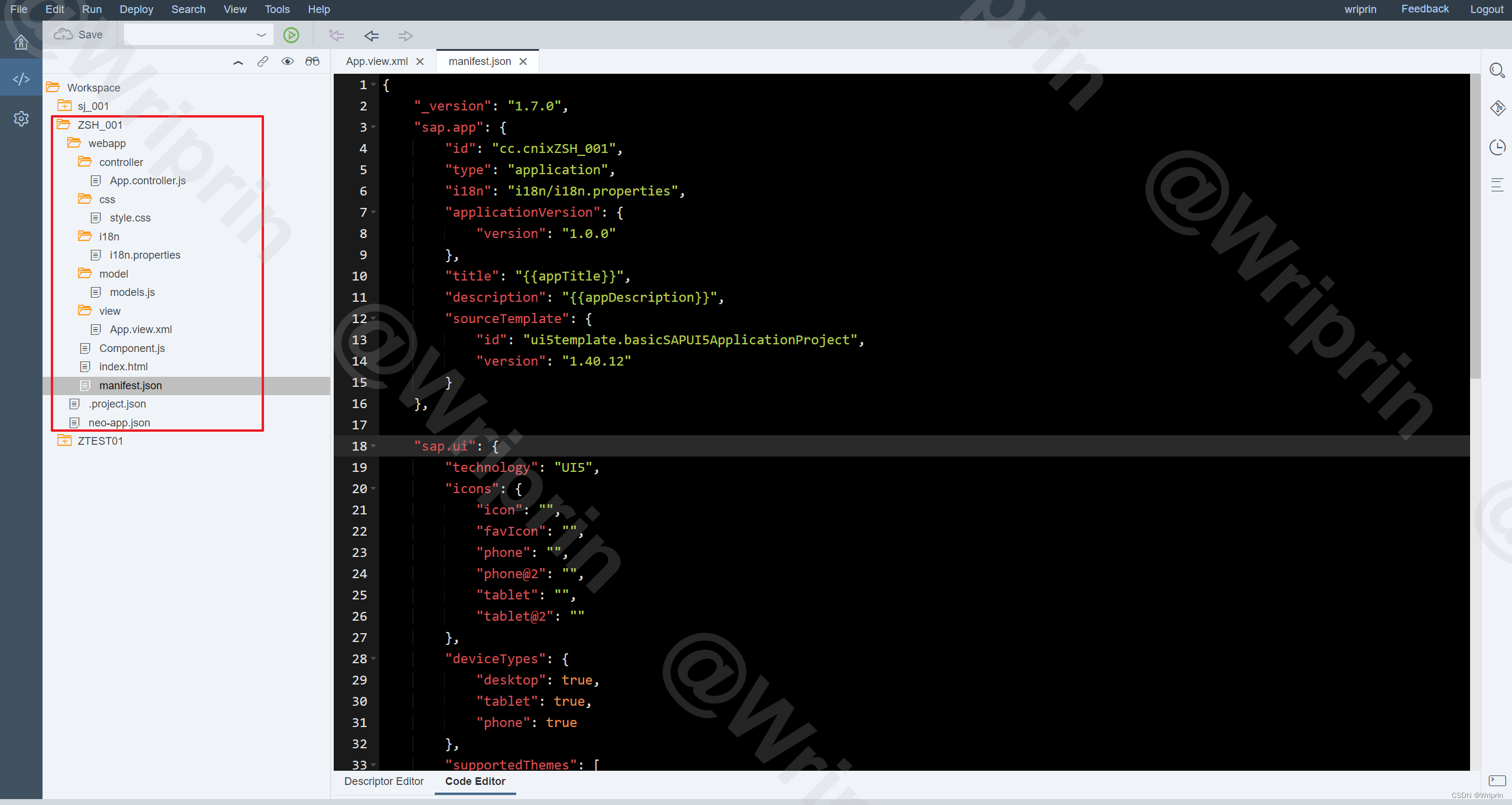 Sap Web Ide 工程 开发 部署 全流程「实例」 Sapwebide连接sap Csdn博客