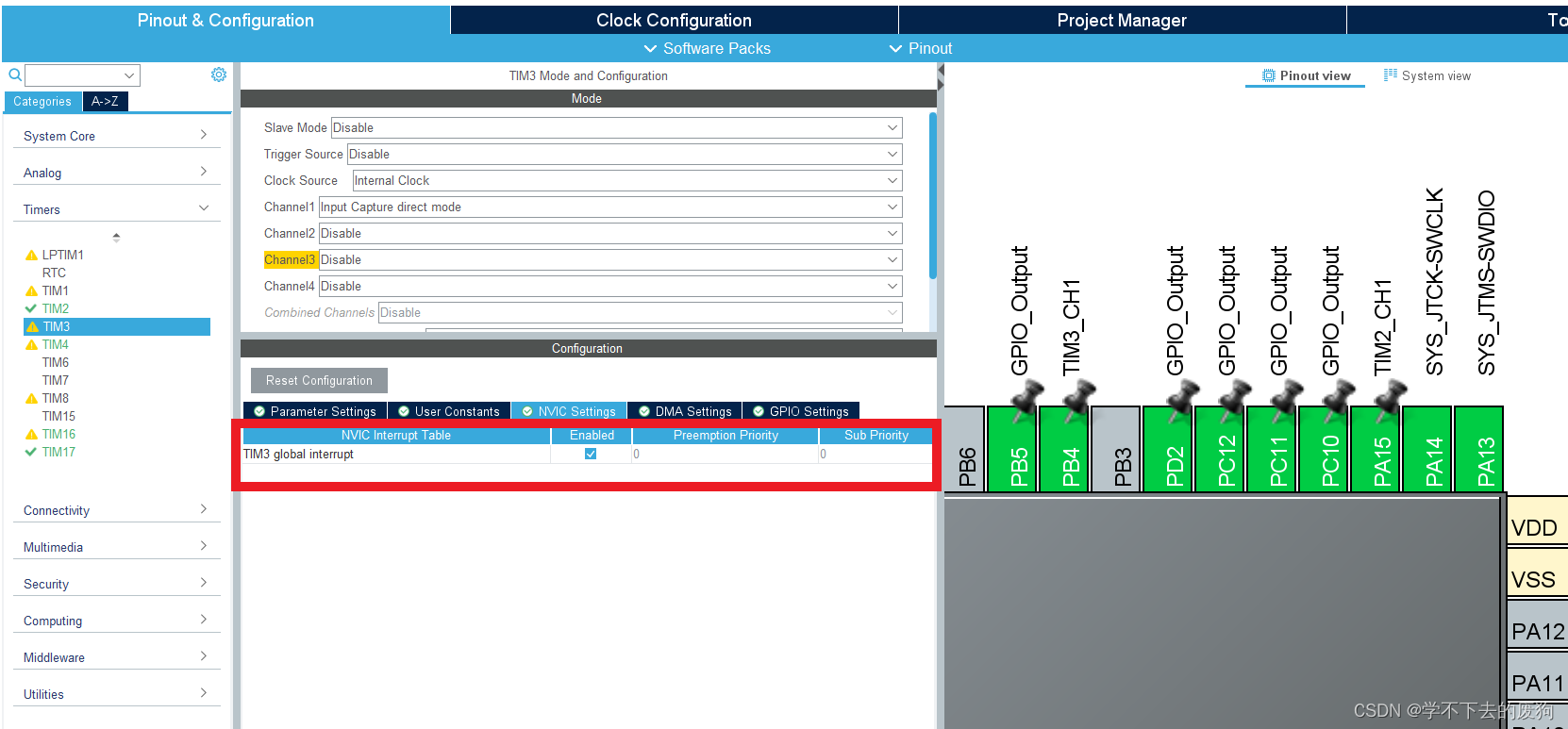 蓝桥杯CT117E_M4（G431）-PWM（Output Compare+Input Capture）_input capture indirect mode-CSDN博客