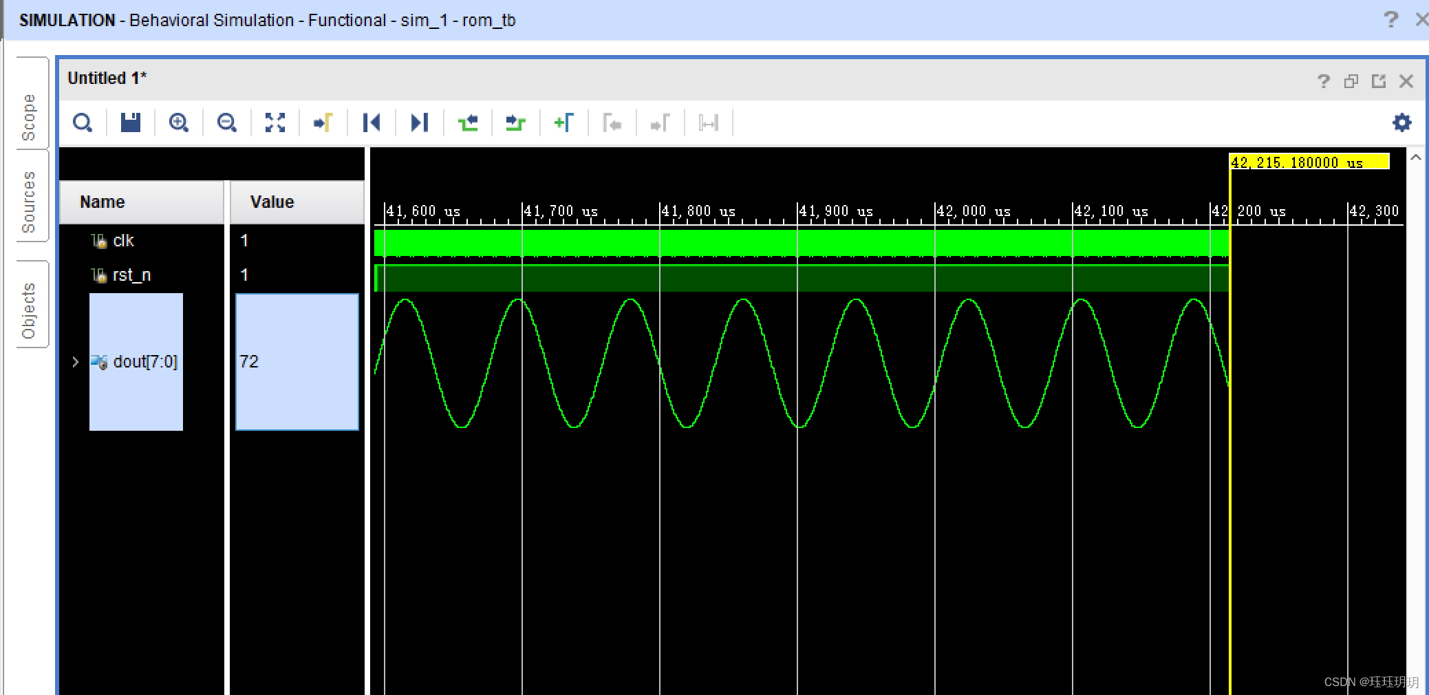 Fpga学习笔记三rom Ip核的使用rom Ip核里的coe地址怎么算 Verilog Csdn博客