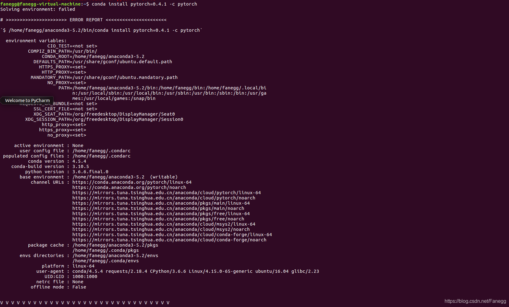 linux系统/ubuntu16.04 安装pytorch0.4.0时 conda总是出现Solving environment:failed_ubuntu下conda创建python虚拟环境 ...