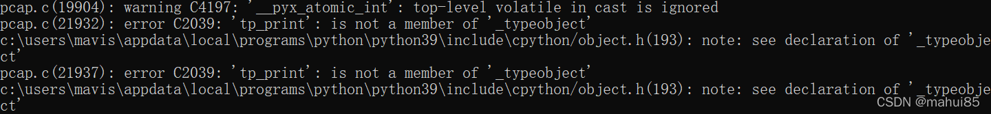 win10 python3 安装pypcap 解决方案_python winpcap 安装-CSDN博客