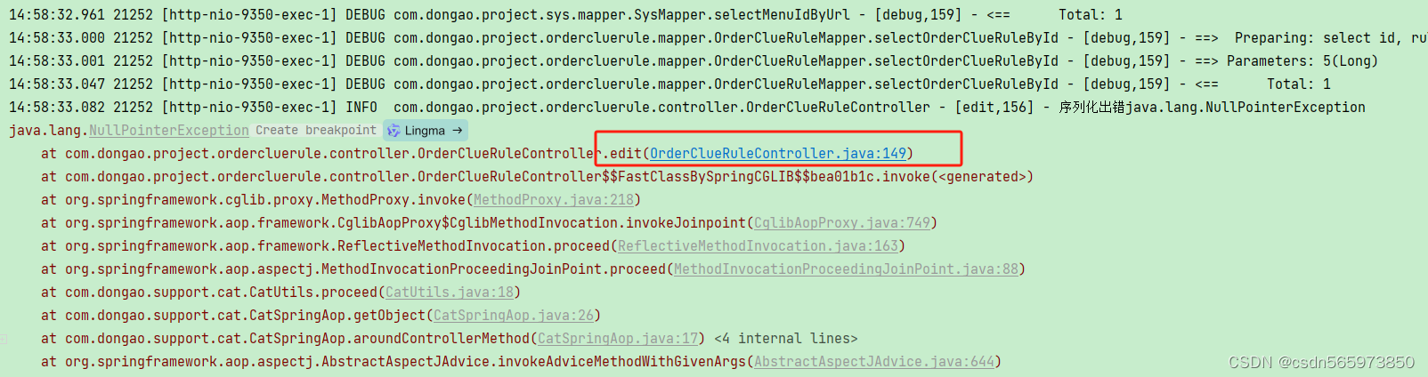 一次java.lang.NullPointerException的排查之旅-CSDN博客