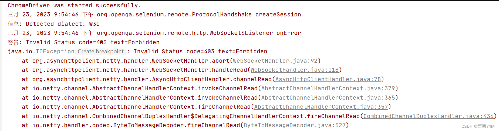 Java+selenium+cucumber问题解决，Invalid Status code=403 text=Forbidden-CSDN博客