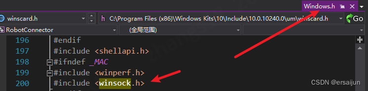 C1189#error: WinSock.h has already been included解决方案-CSDN博客
