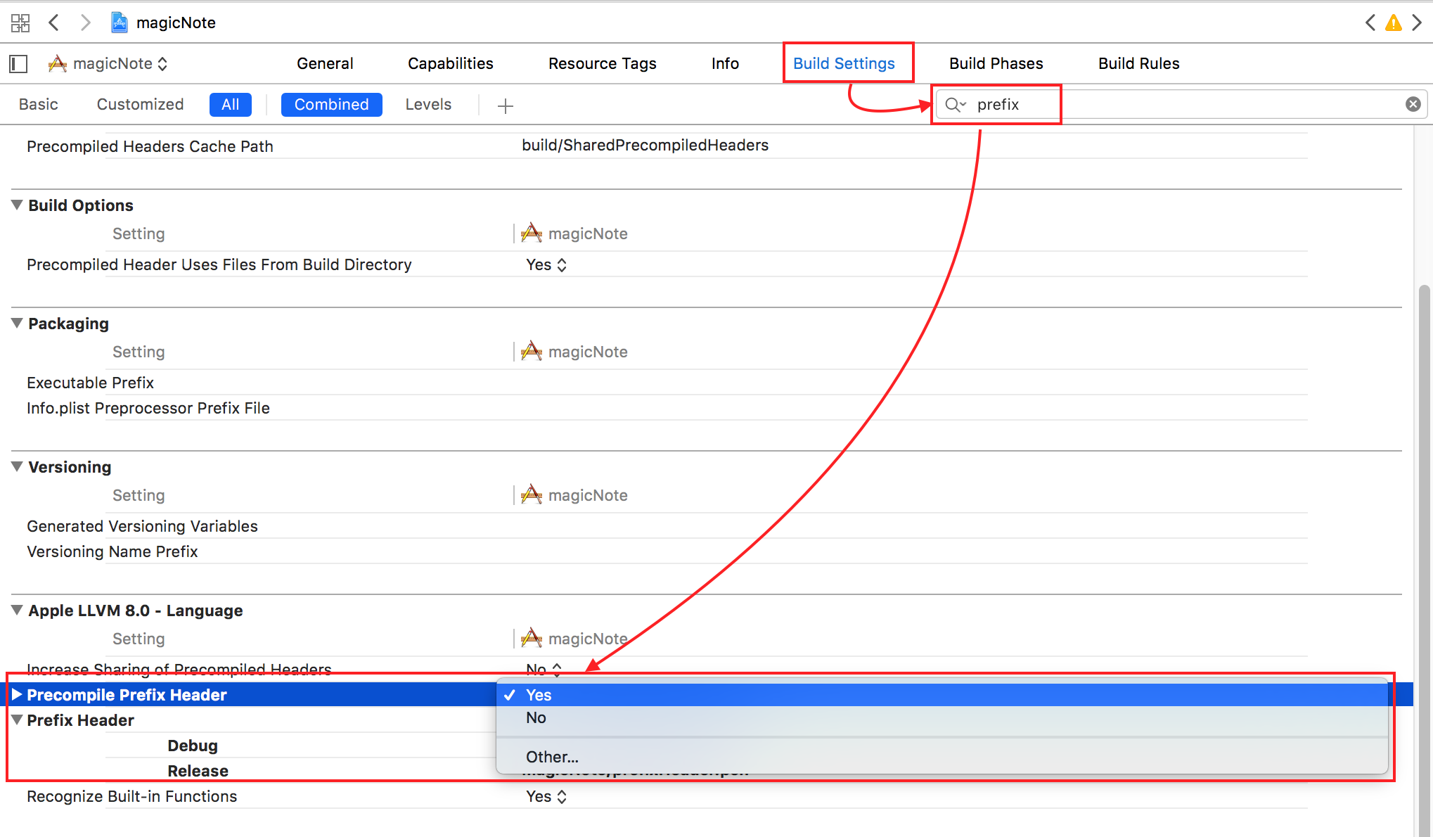 iOS项目添加.pch文件 / How to add a .pch file to an iOS project-CSDN博客