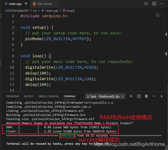 LVGL移植到基于VSCode的platformio工程的STM32L476 Nucleo开发板（st7789显示驱动）_platformio lvgl-CSDN博客