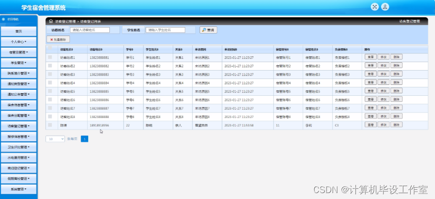 【附源码】学生宿舍管理系统源码数据库论文ppt，java开发ssm框架，可做计算机毕业设计或课程设计 Csdn博客