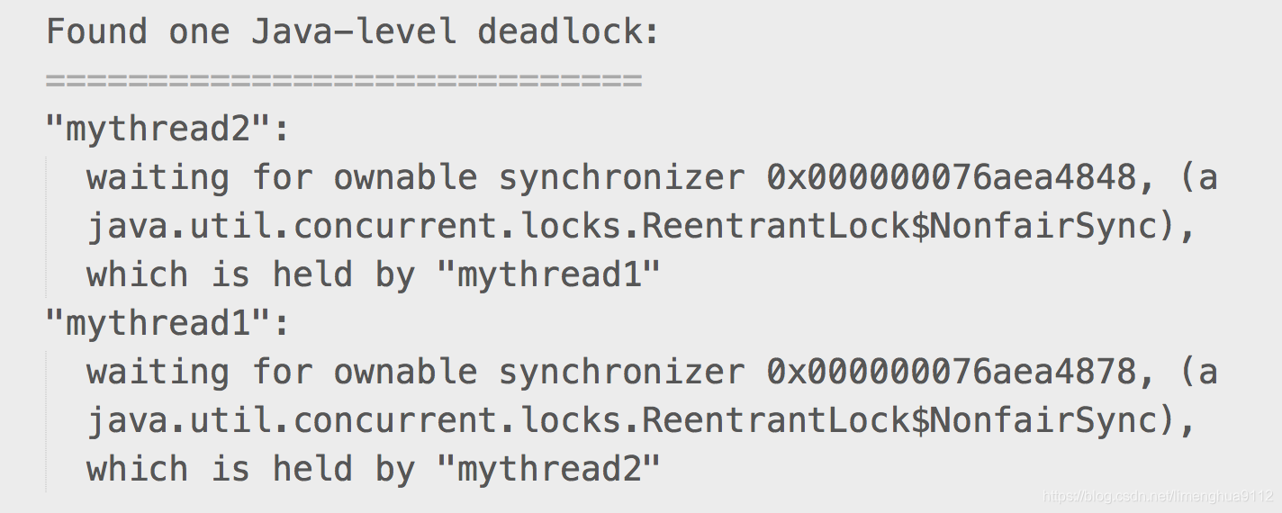 使用jstack命令，排查线程死锁问题_jstack 线程卡死 daemon-CSDN博客