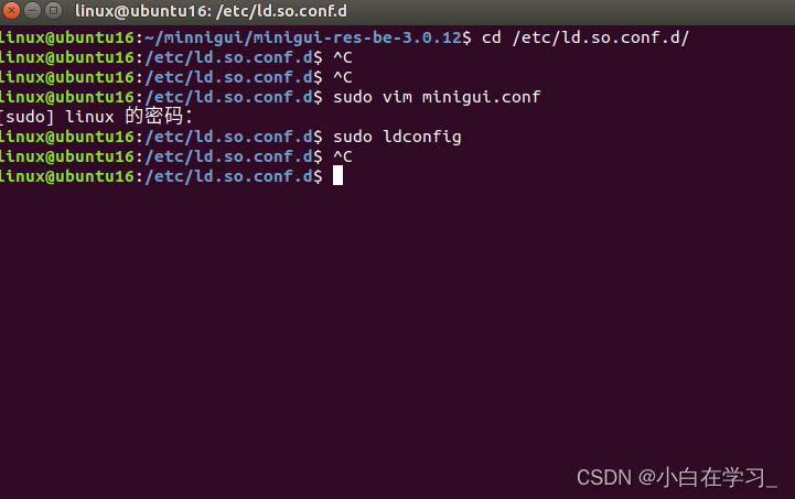 Linux成功安装minigui教程（最详细）-CSDN博客