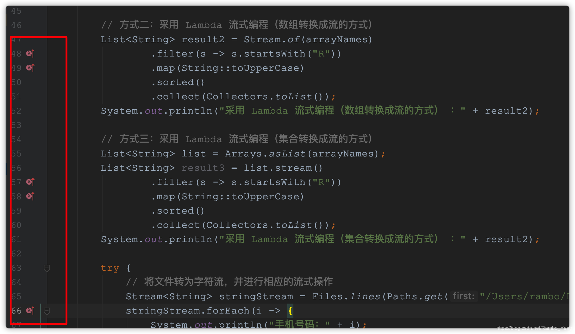 Intellij Idea 解决编写的 Lambda 表达式代码没有 Lambda 图标的问题idea Lamda 代码提示 Csdn博客