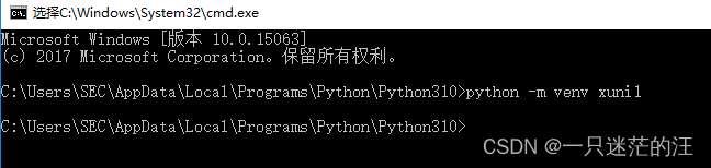 Python Venv虚拟环境配置python M Venv Csdn博客 8017