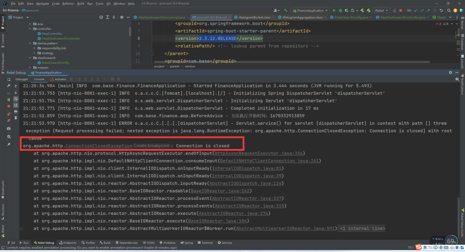 Bs问题，elasticsearch 852 建立索引的时候报错 Connection Is Closedelasticsearch 