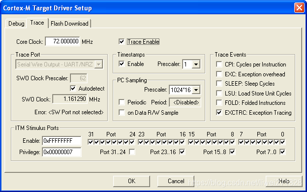 MDK上使用 ULINK2设备上的SW调试 实现STM32 的 trace功能 （二）_stm32traced-CSDN博客