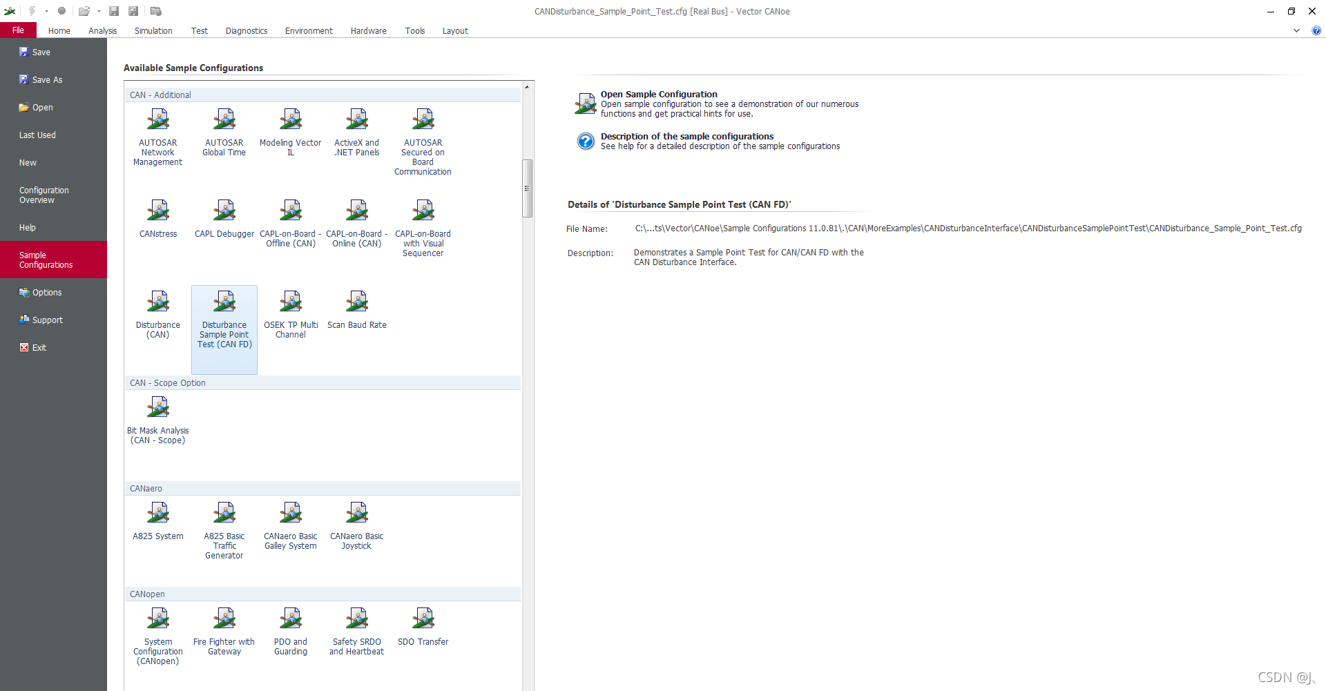CANoe-Disturbance Sample Point Test_btl cycles-CSDN博客