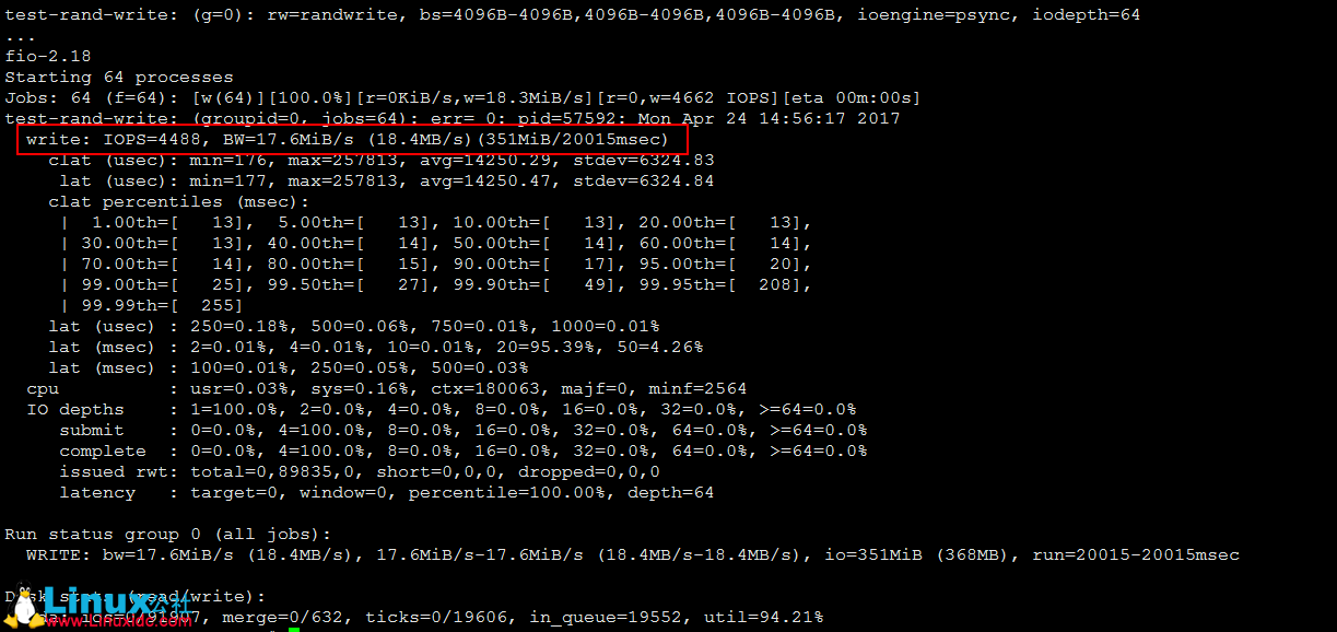 Linux下 fio磁盘压测实录_fio fsync=1-CSDN博客