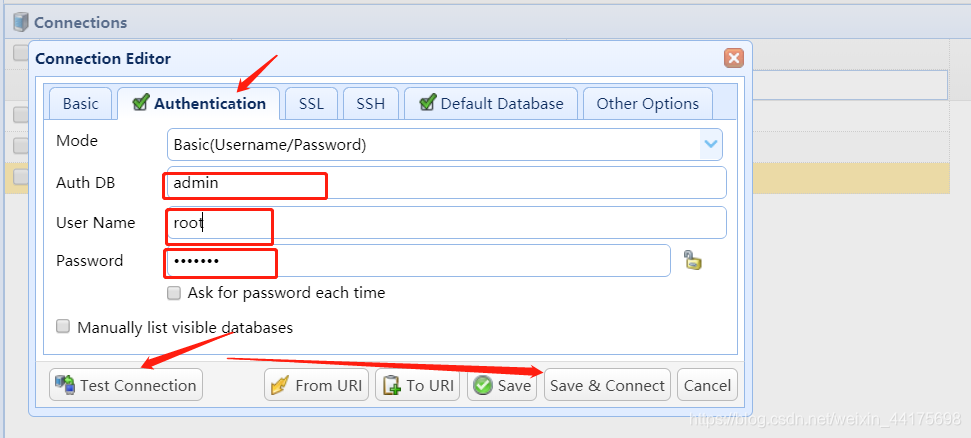 使用 nosqlBooster for mongoDB 连接 Mongodb-CSDN博客