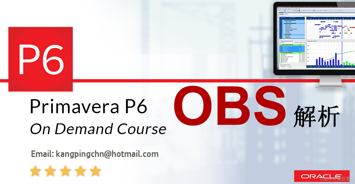 P6学习：Oracle Primavera P6 OBS/责任人解析-CSDN博客