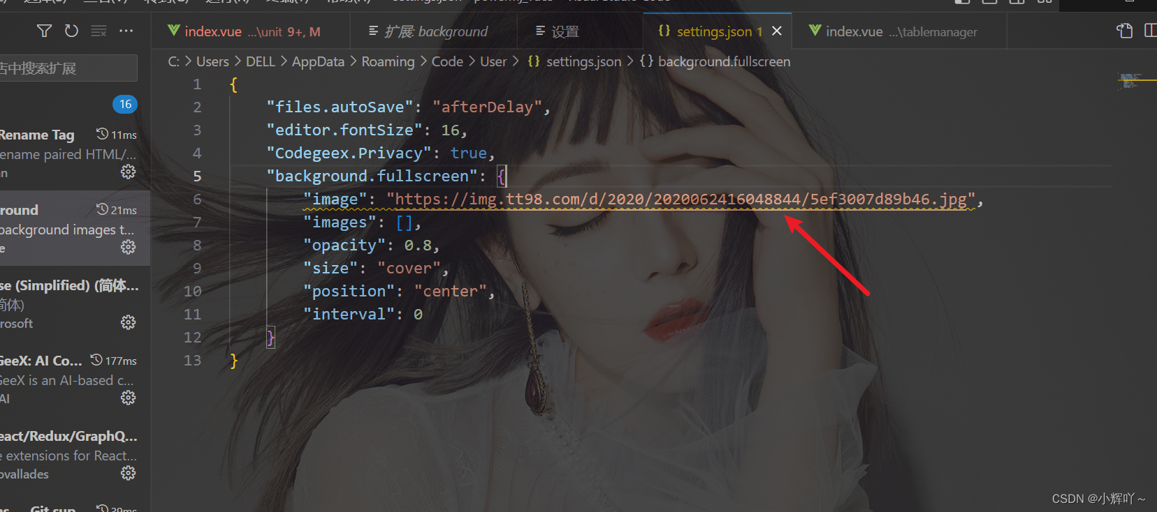 VsCode与Idea编辑器更换背景图_idea vscode主题-CSDN博客