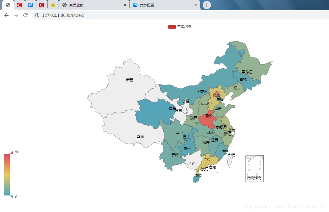 django项目中pyecharts详细使用教程2_django echarts 中国地图-CSDN博客