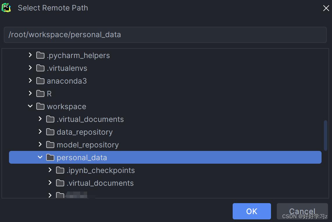 Pycharm2023.2配置远程解释器和远程 Jupyter Notebook、浏览和下载远程服务器文件_pycharm 远程解释器-CSDN博客