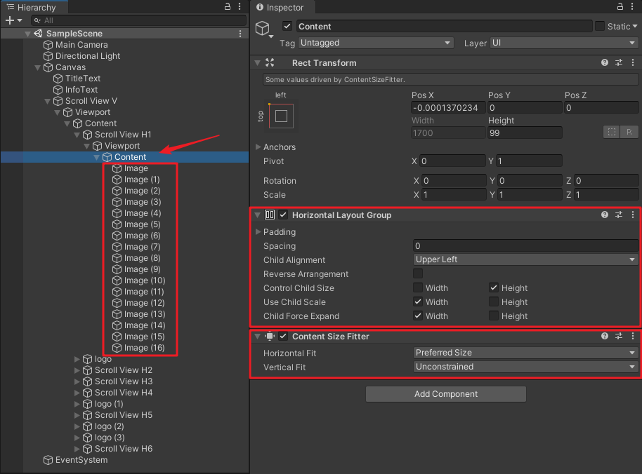 【unity实战】Unity UGUI中实现横竖嵌套的ScrollView滑动列表（利用ExecuteEvents.Execute事件透传）-CSDN博客