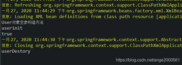 Spring 的Bean标签中关于destroy-method的问题（无调用，不输出）_为什么destroy-method标记的方法结果无法显示在控制台上?若要其效果显示出来,需要-CSDN博客