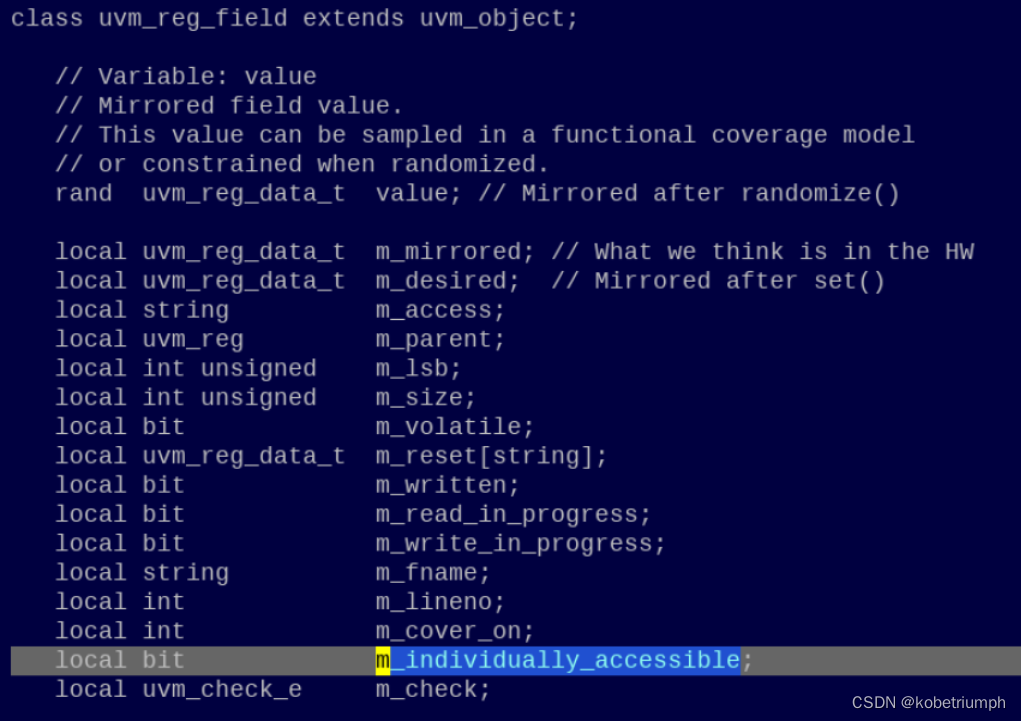 UVM_RAL : 不支持individual_accessible的field 是如何完成field access的_individual field access not ...