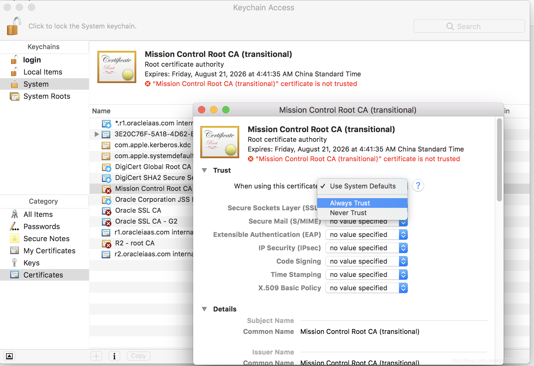如何在mac上导入crt证书_mac 浏览器导入crt证书-CSDN博客