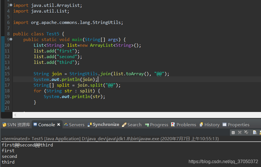 Java List 转字符串并加入分隔符的方法_java list join 分隔符-CSDN博客
