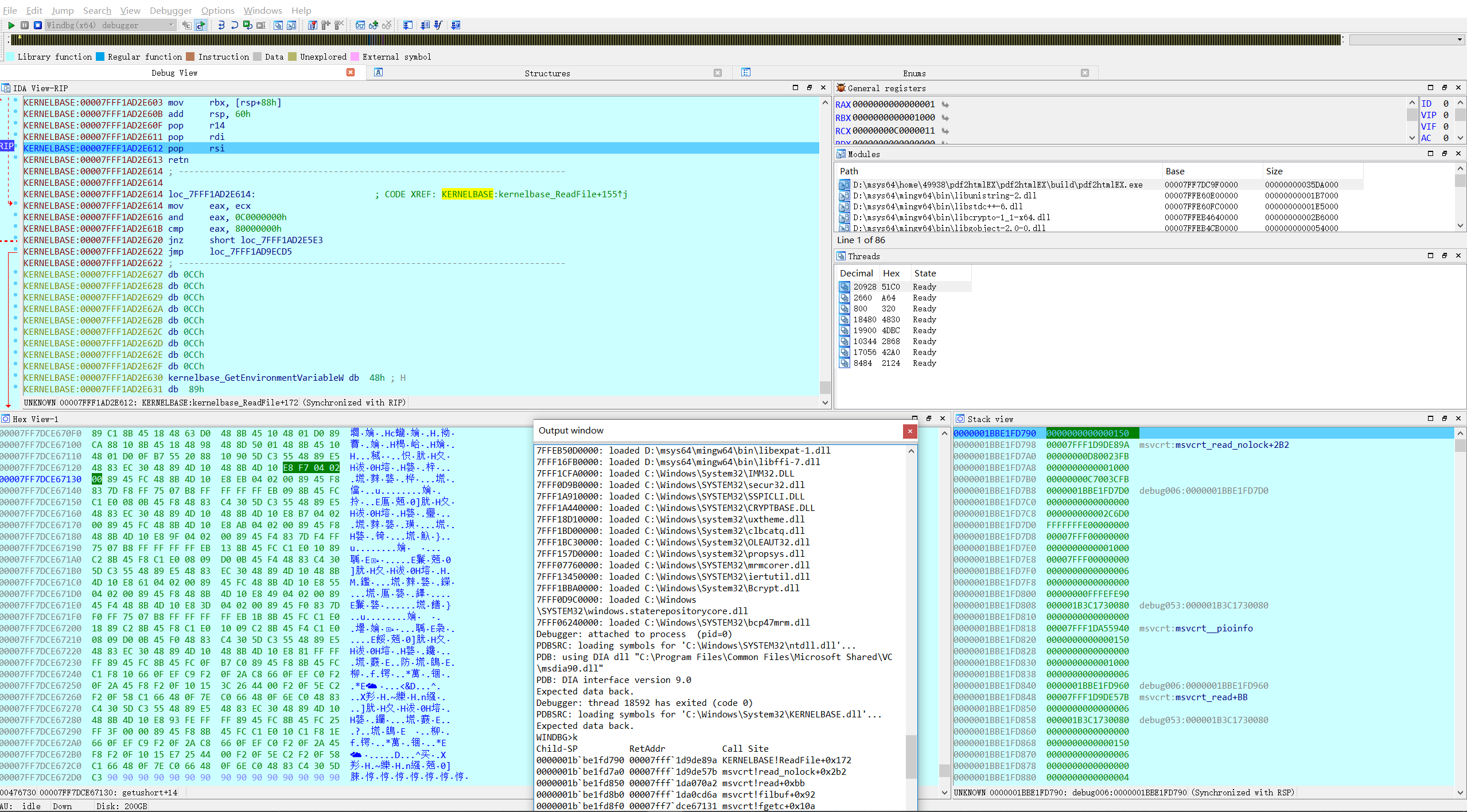 用windbg调试程序与windbg命令的使用_调试器没有使用正确的符号-CSDN博客