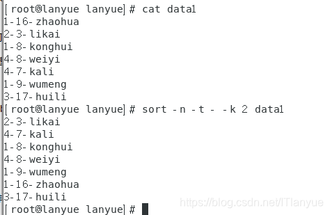 Linux基础篇，文本数据的比较与排序：sort、uniq、comm、diff_linux 将两个文件sort后比较-CSDN博客