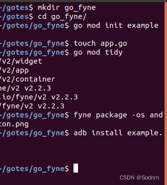 使用Fyne构建Android应用-CSDN博客