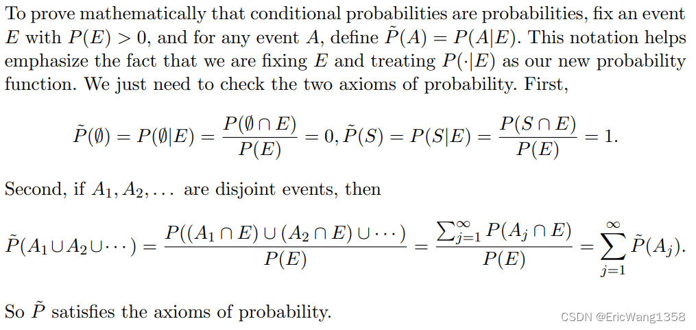 [Probability] Conditional probabilities are probabilities_conditional meeting probabilities 和 ...