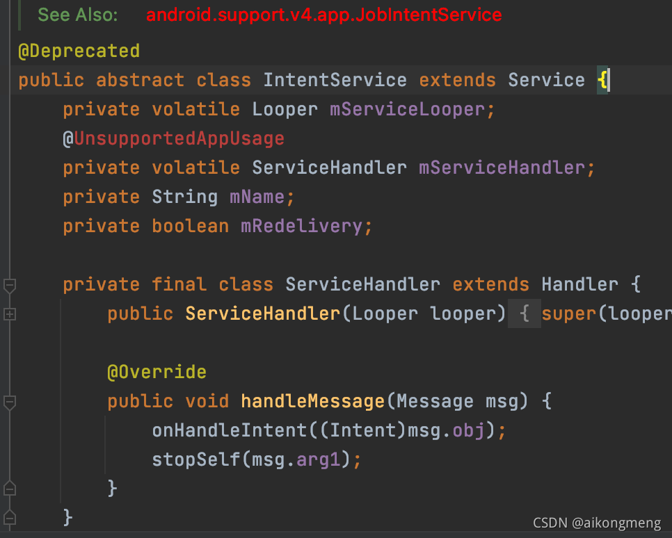 Android IntentService deprecated|笔记-CSDN博客